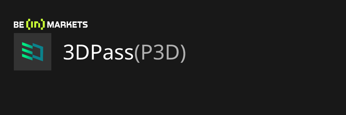 3DPass (P3D) Price, MarketCap, Charts and Fundamentals Info - BeInCrypto