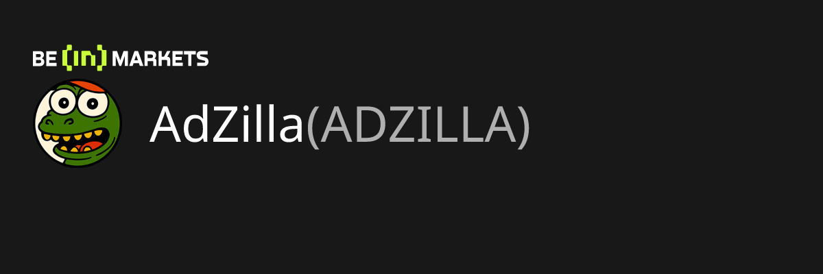 AdZilla (ADZILLA) información de precios, capitalización de mercado ...