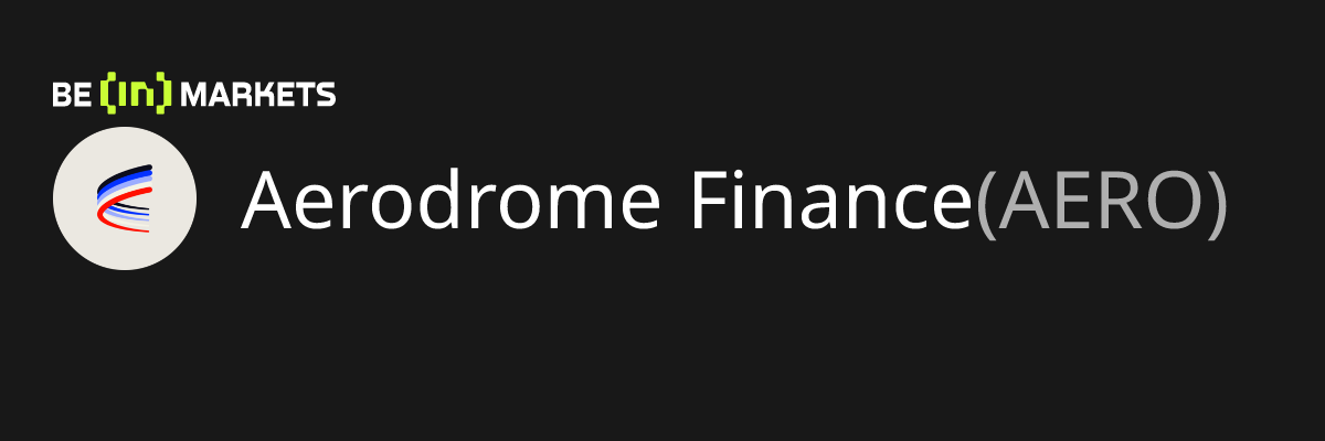Aerodrome Finance (AERO) información de precios, capitalización de mercado, gráficos y ...