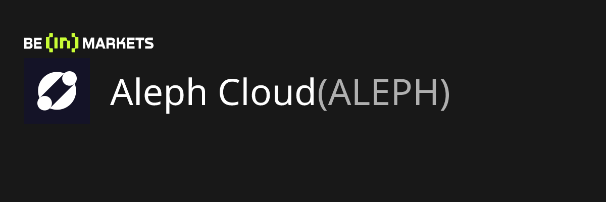 Aleph Cloud (ALEPH) Price, MarketCap, Charts and Fundamentals Info ...
