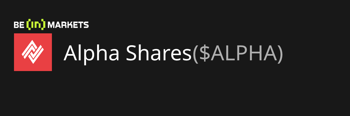 Alpha Shares ($ALPHA) Price, MarketCap, Charts and Fundamentals Info ...