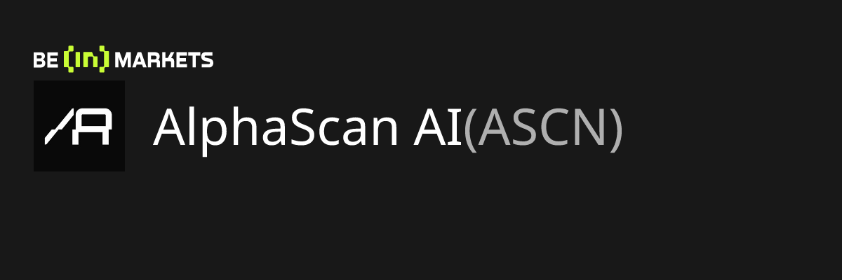 AlphaScan AI (ASCN) Price, MarketCap, Charts and Fundamentals Info ...