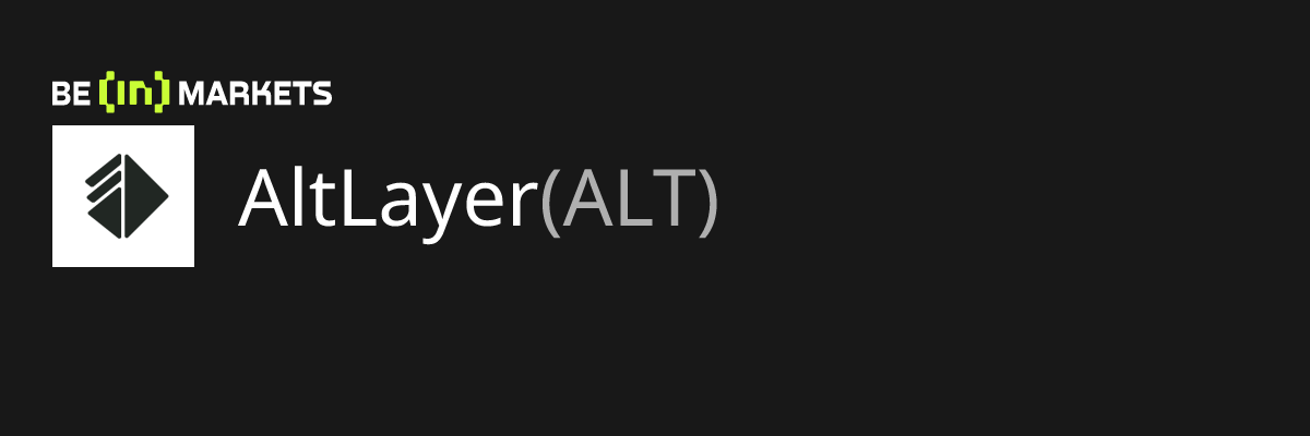 AltLayer (ALT) Price, MarketCap, Charts and Fundamentals Info - BeInCrypto