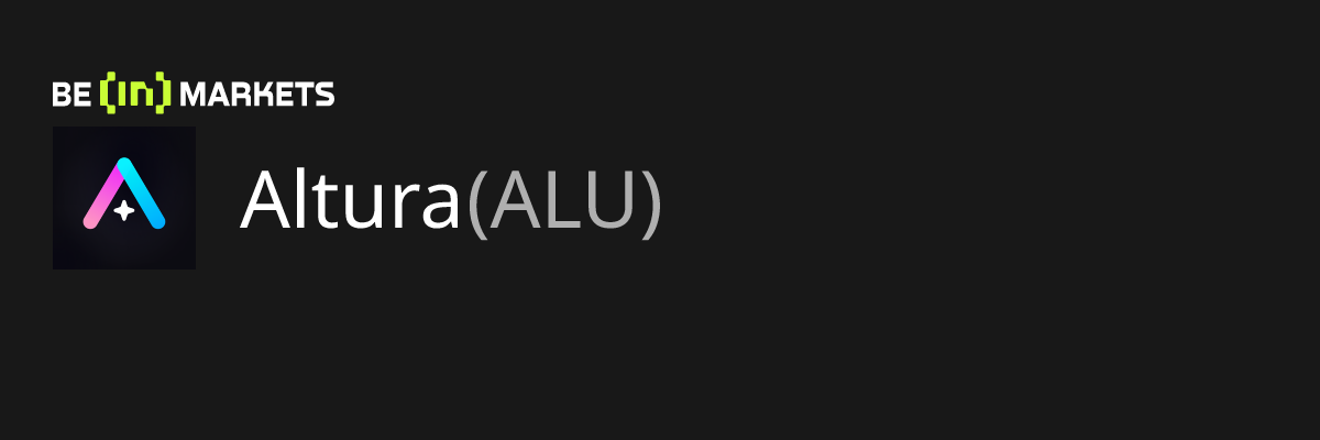 Altura (ALU) Price, MarketCap, Charts and Fundamentals Info - BeInCrypto