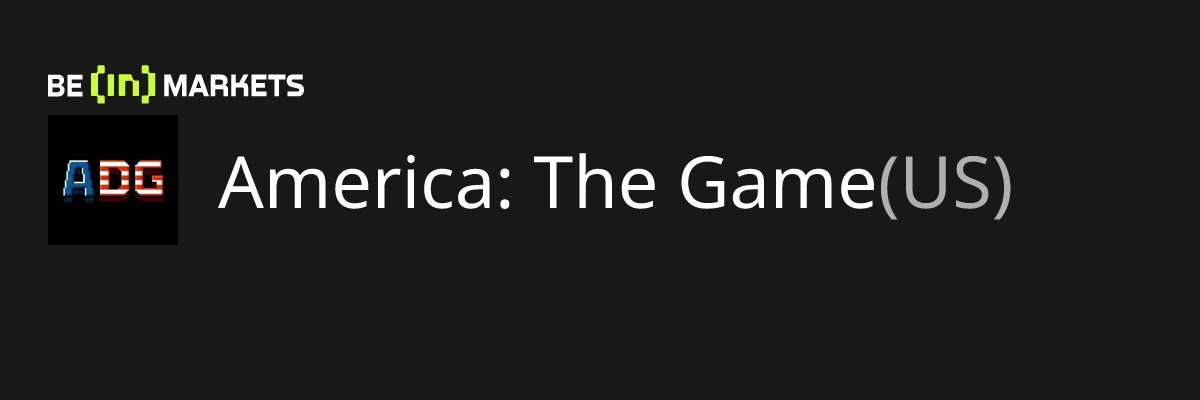 Cours du America: The Game (US) : Prix, Informations fondamentales ...