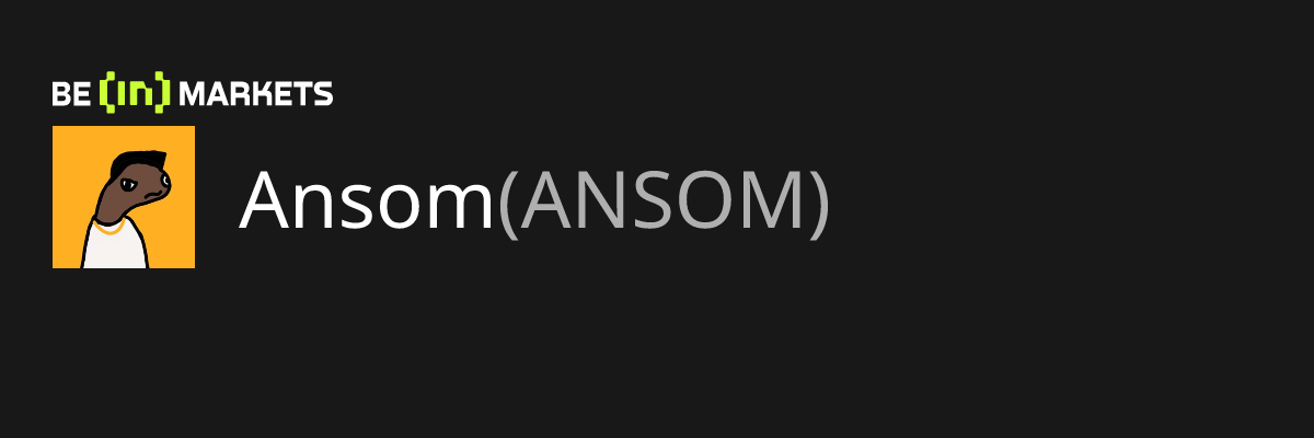 Ansom (ANSOM) Informações sobre preço, MarketCap, gráficos e ...