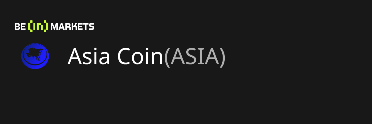 Asia Coin (ASIA) Price, MarketCap, Charts and Fundamentals Info ...