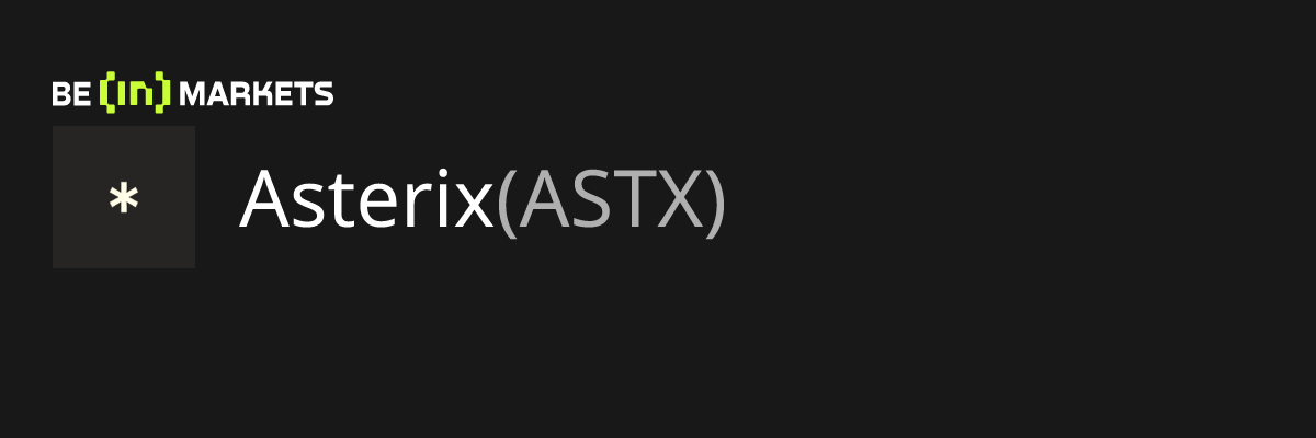 Asterix (ASTX) Price, MarketCap, Charts and Fundamentals Info - BeInCrypto
