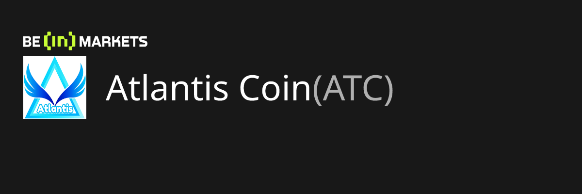 Atlantis Coin (ATC) Price, MarketCap, Charts and Fundamentals Info ...