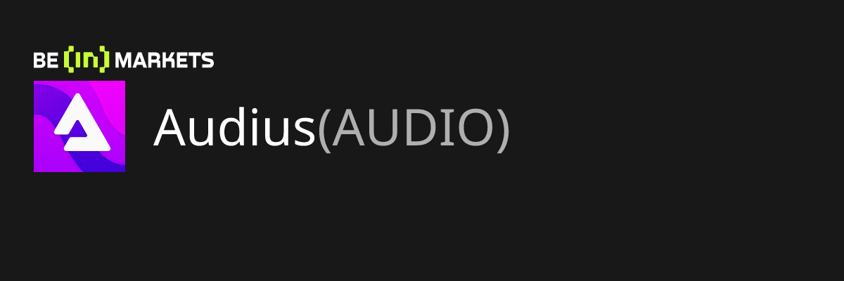 Audius (AUDIO) Price, MarketCap, Charts and Fundamentals Info - BeInCrypto