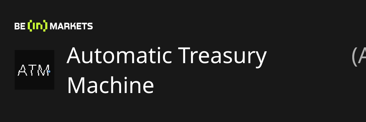 Automatic Treasury Machine (ATM) Price, MarketCap, Charts and ...