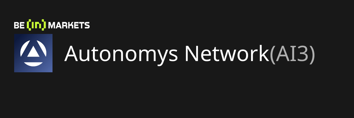 Autonomys Network (AI3) Harga, Kapitalisasi Pasar, Info Grafik dan Fundamental - BeinCrypto ...