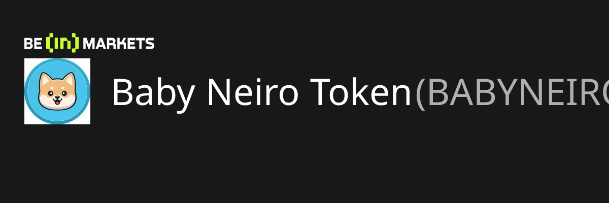 Cours du Baby Neiro Token (BABYNEIRO) : Prix, Informations ...