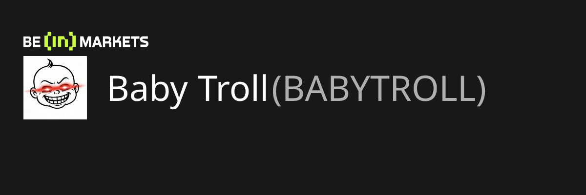 Baby Troll (BABYTROLL) Harga, Kapitalisasi Pasar, Info Grafik dan ...