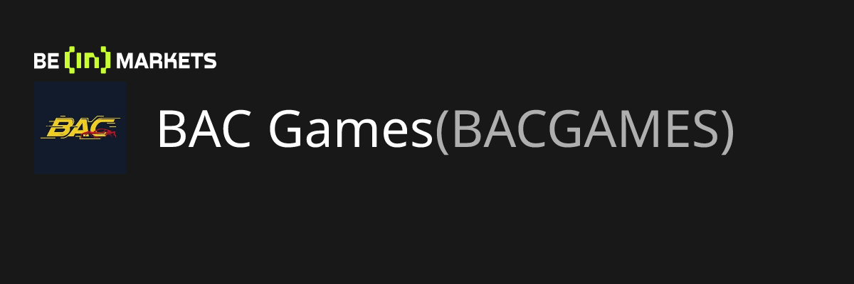BAC Games (BACGAMES) información de precios, capitalización de mercado ...