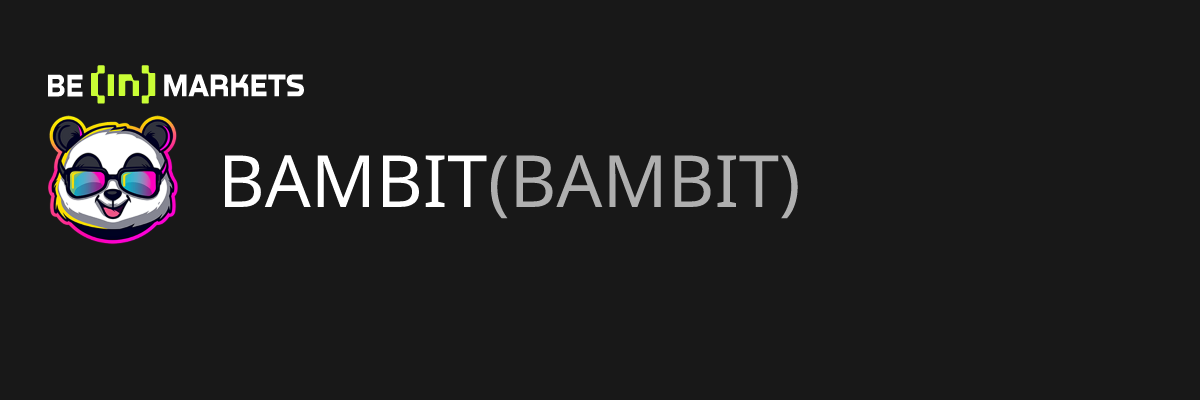 BAMBIT (BAMBIT) Cena, kapitalizacja, wykresy i podstawowe informacje ...