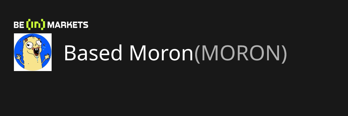 Based Moron (MORON) información de precios, capitalización de mercado ...