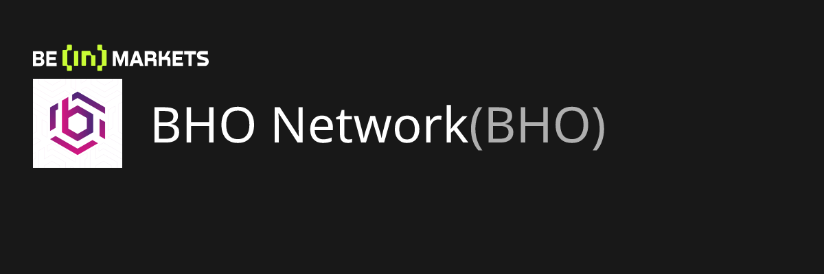BHO Network (BHO) Price, MarketCap, Charts and Fundamentals Info ...