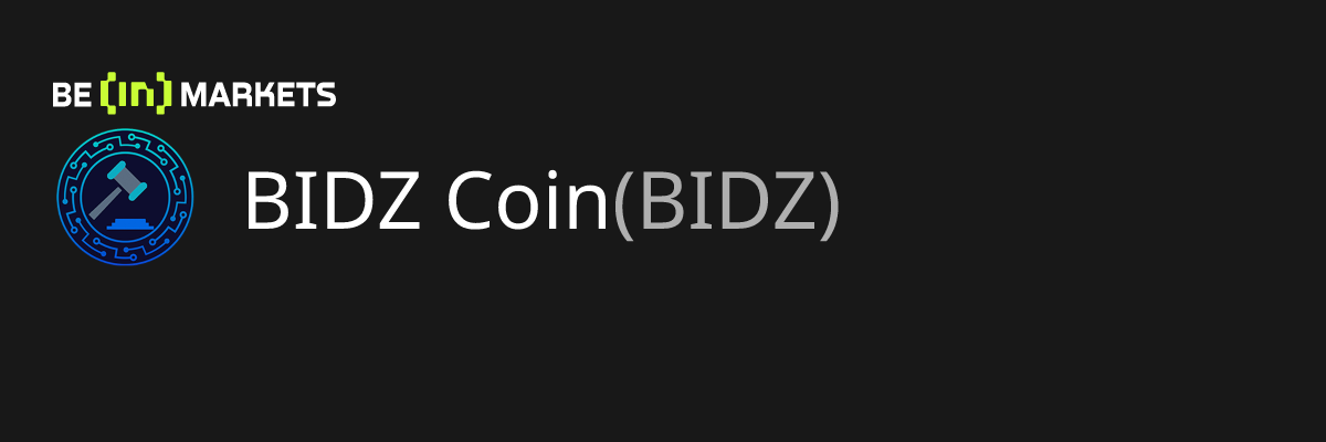 BIDZ Coin (BIDZ) Price, MarketCap, Charts and Fundamentals Info ...