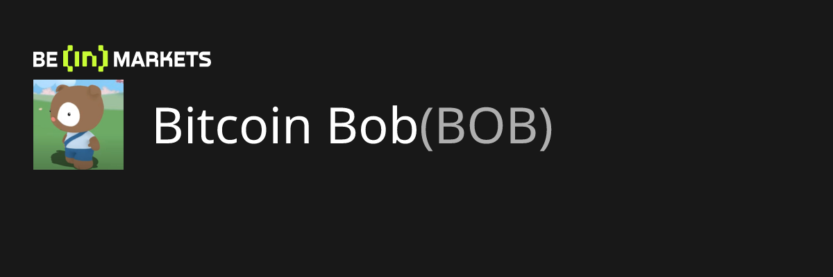 Bitcoin Bob (BOB) Price, MarketCap, Charts and Fundamentals Info ...