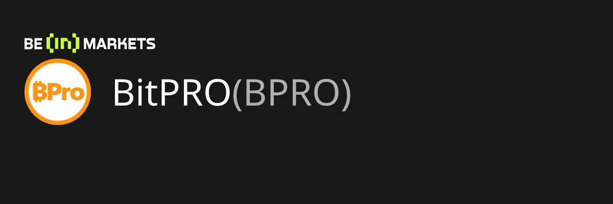 BitPRO (BPRO) Price, MarketCap, Charts and Fundamentals Info - BeInCrypto
