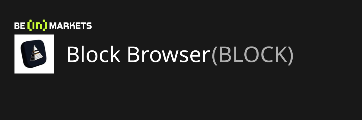 Block Browser (BLOCK) Price, MarketCap, Charts and Fundamentals Info ...