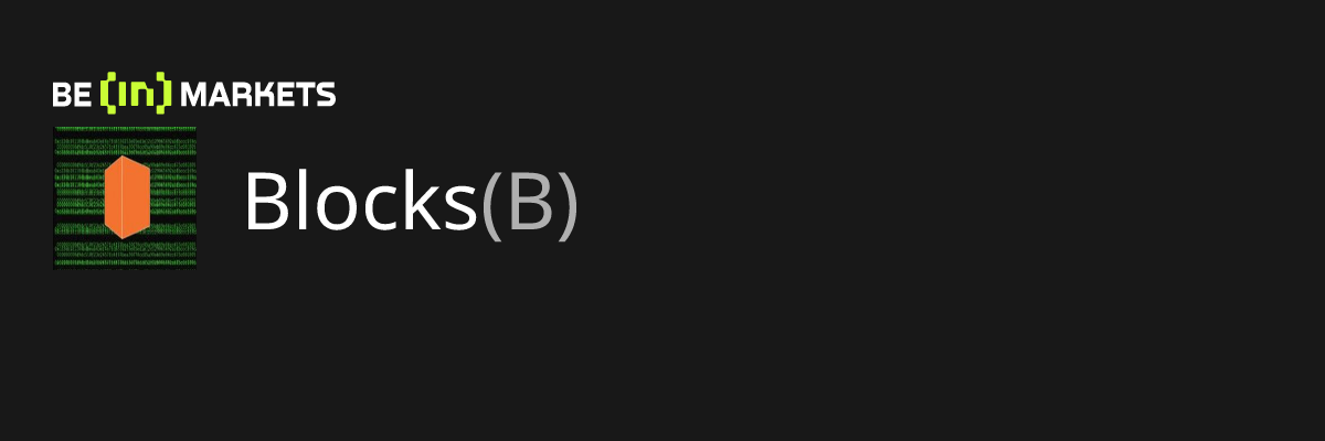 Blocks (B) información de precios, capitalización de mercado, gráficos ...