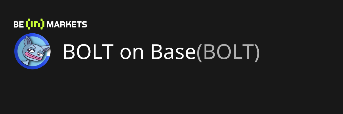 BOLT on Base (BOLT) Price, MarketCap, Charts and Fundamentals Info ...