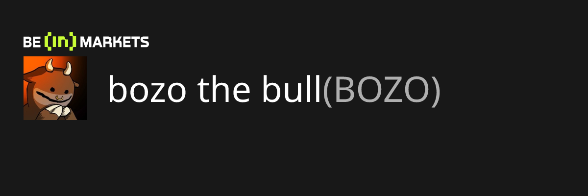 bozo the bull (BOZO) Price, MarketCap, Charts and Fundamentals Info ...