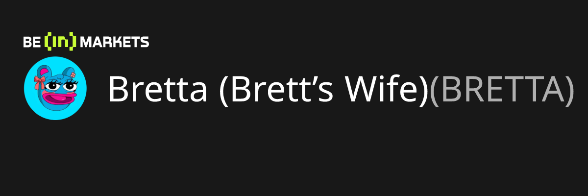 Bretta (Brett’s Wife) (BRETTA) Price, MarketCap, Charts and Fundamentals Info - BeInCrypto