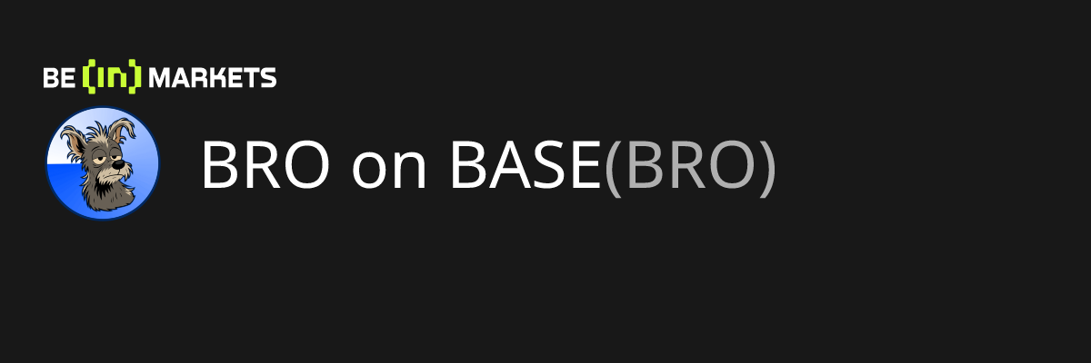 BRO on BASE (BRO) información de precios, capitalización de mercado ...