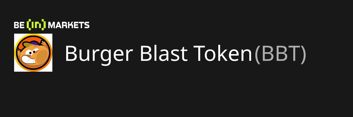 Курс Burger Blast Token (BBT), рыночная капитализация, графики и ...