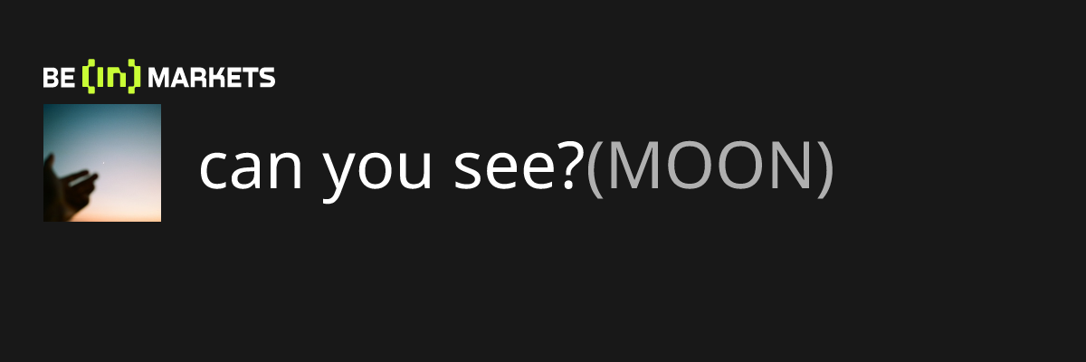 can you see? (MOON) Price, MarketCap, Charts and Fundamentals Info ...