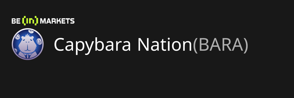Capybara Nation (BARA) Price, MarketCap, Charts and Fundamentals Info ...