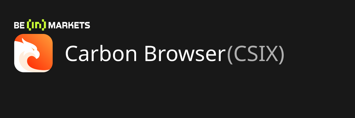 Carbon Browser (CSIX) Price, MarketCap, Charts and Fundamentals Info - BeInCrypto