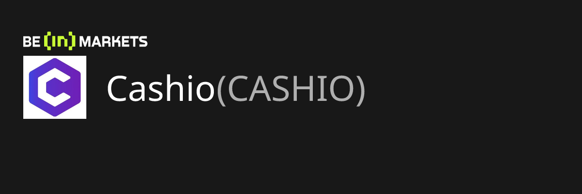 Cashio (CASHIO) información de precios, capitalización de mercado ...