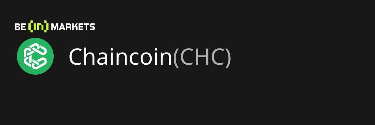 Chaincoin (CHC) información de precios, capitalización de mercado ...