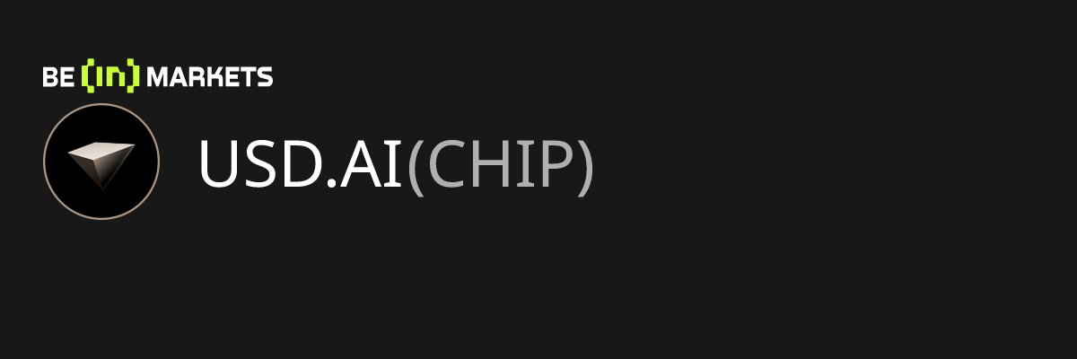USD.AI (CHIP) Price, MarketCap, Charts and Fundamentals Info - BeInCrypto
