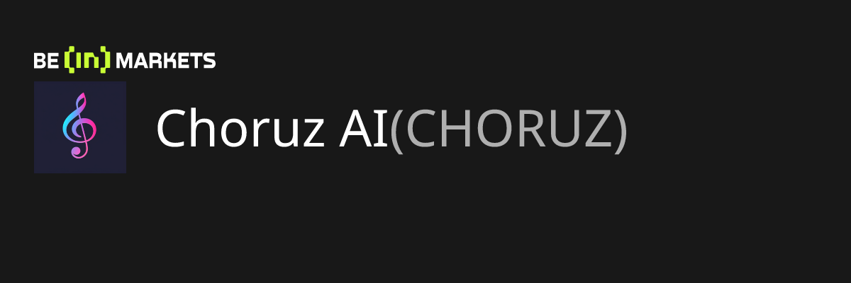 Choruz AI (CHORUZ) 価格, 時価総額, 図表およびファンダメンタルズ情報 - BeInCrypto Japan