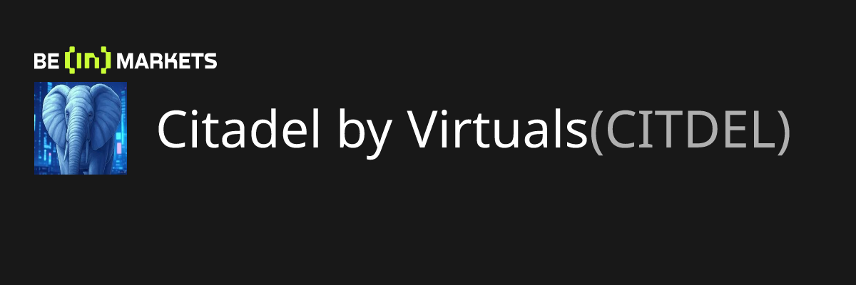 Citadel by Virtuals (CITDEL) Price, MarketCap, Charts and Fundamentals ...
