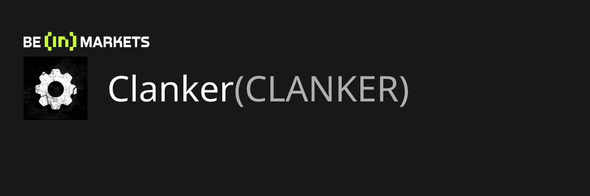 Clanker (CLANKER) información de precios, capitalización de mercado ...