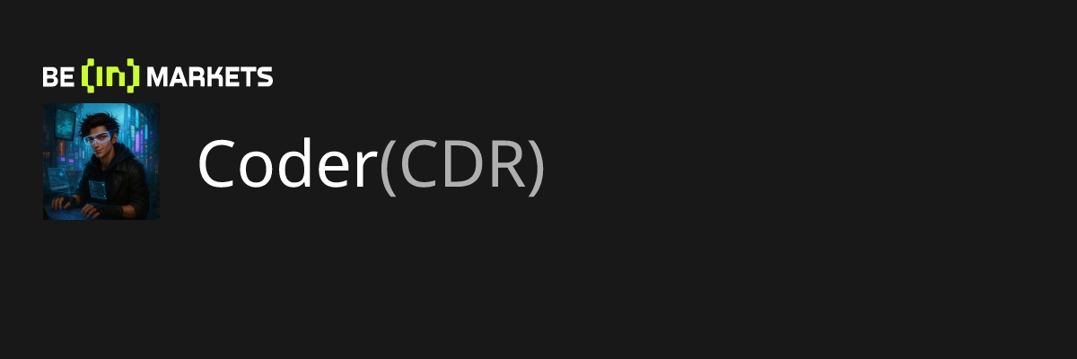 Coder (CDR) información de precios, capitalización de mercado, gráficos ...