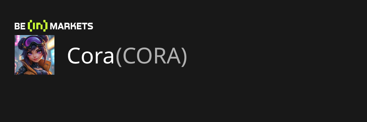Cora (CORA) información de precios, capitalización de mercado, gráficos ...