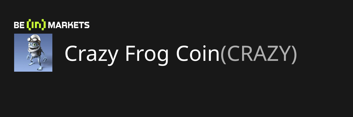 Crazy Frog Coin (CRAZY) Price, MarketCap, Charts and Fundamentals Info ...