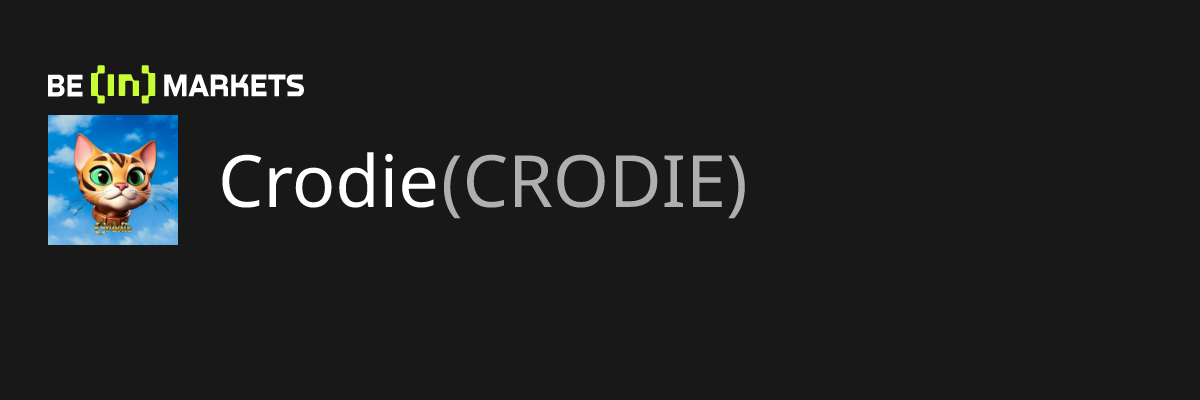 Crodie (CRODIE) Prezzo, capitalizzazione di mercato, grafici e ...