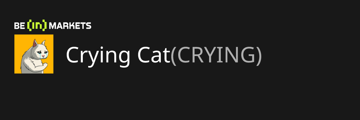 Crying Cat (CRYING) Informações sobre preço, MarketCap, gráficos e ...
