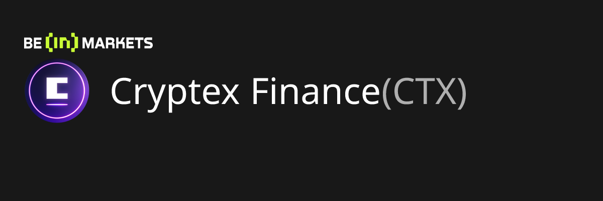 Cryptex Finance (CTX) koers, marktkapitalisatie, grafieken en ...