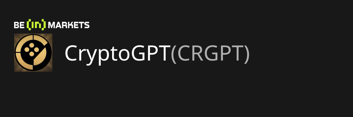 CryptoGPT (CRGPT) información de precios, capitalización de mercado, gráficos y fundamentos ...