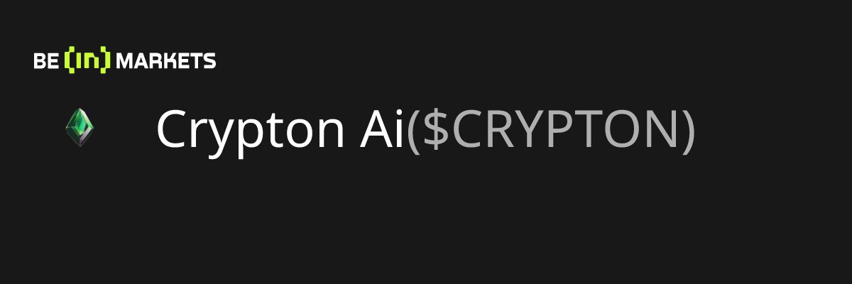 Crypton Ai ($CRYPTON) Price, MarketCap, Charts and Fundamentals Info ...