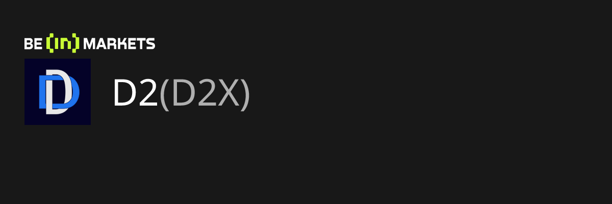 D2 (D2X) Price, MarketCap, Charts and Fundamentals Info - BeInCrypto